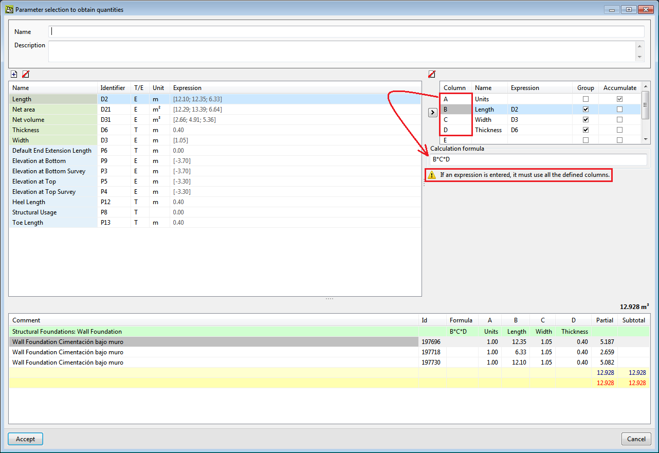 Arquimedes Bill Of Quantities Of Revit Models